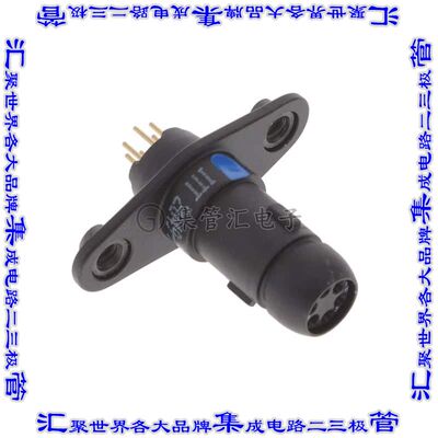 MKJCL1C11Z6-6DA 圆形连接器6POS插头母插口焊接面板安装通孔