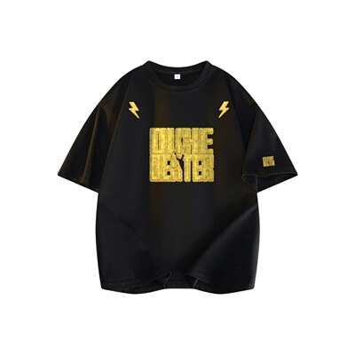 DUKE+DEXTER潮牌高街圆领纯棉T恤