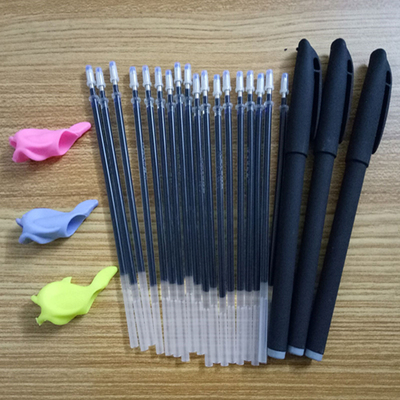 小学生成人褪色笔芯练字板小鱼握笔器消失自动凹槽纸板褪色笔芯