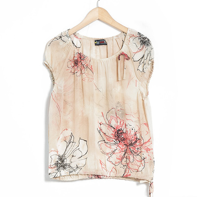 百搭风花纹轻薄雪美式复古