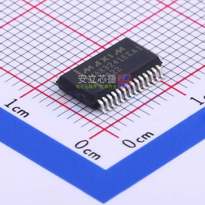 RS232芯片 MAX3241EEAI+T SSOP-28 MAXIM(美信) 电子元件全新原装
