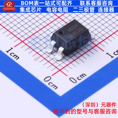 晶体管输出光耦 FOD817D3SD SOP-4-2.54mm onsemi(安森美) 元器件
