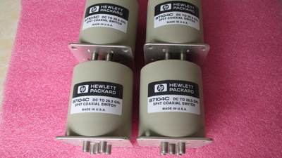 87104C HP 26.5GHz SP4T 24V SMA 6口 单刀四掷射频微波同轴开关