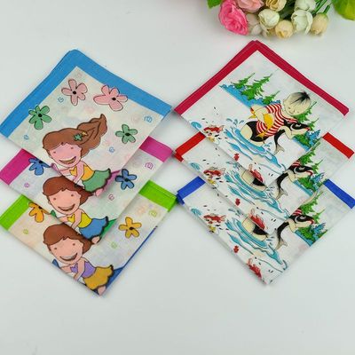 儿童手帕纯棉幼儿园女士手工