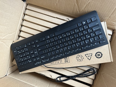 适用于键盘SK8823 KU1601 USB有线键盘KB536巧克力静音适用联想