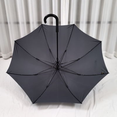 日本OBOLTS绅士伞！无印风灰色自动纤维防风成人学生商务长柄雨伞