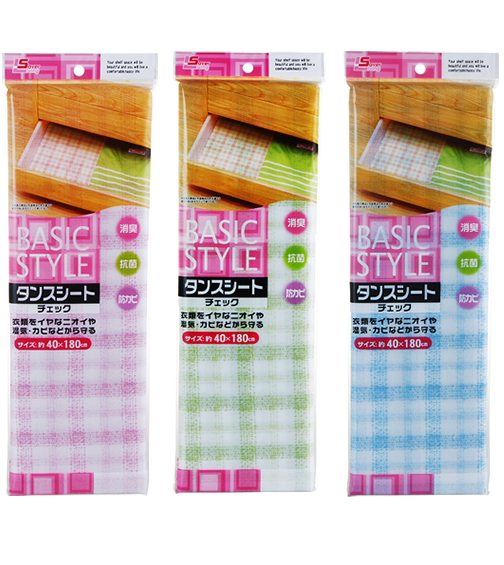 日本进口KOKUBO抗菌防虫防霉衣橱防潮垫橱柜抽屉垫子厨房防尘铺纸