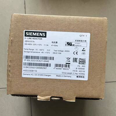 可维修西门子3 LINE REACTOR电抗器，型号6SL320议价