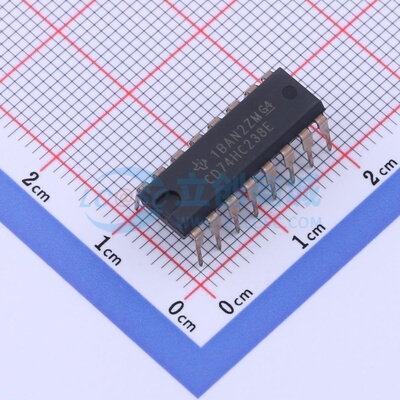 信号开关/编解码器/多路复用器 CD74HC238EE4 PDIP-16 TI/德州