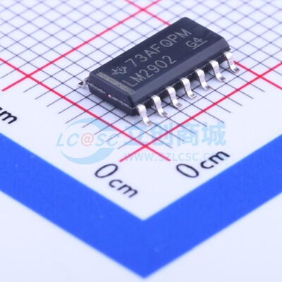 运算放大器 LM2902DRG4 SOIC-14 TI/德州 电子元器件配单原装正品