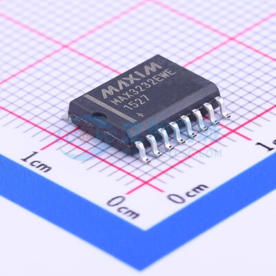 RS232芯片 MAX3232EWE+ SOIC-16 MAXIM(美信) 电子元器件原装正品
