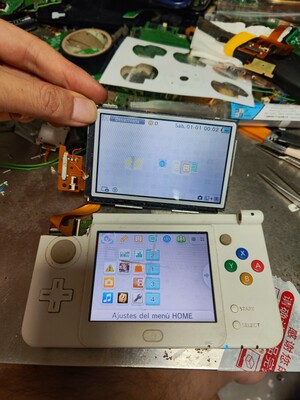 原装new3ds新小三上屏幕液晶包测试好