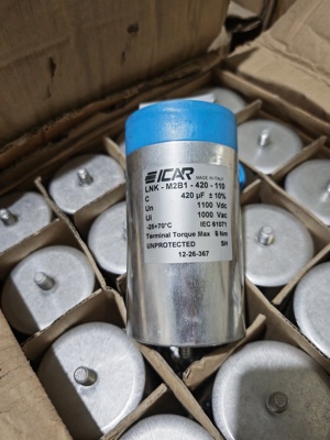 意大利ICAR 1100v420uf薄膜电容LNK-M2B1-420-110