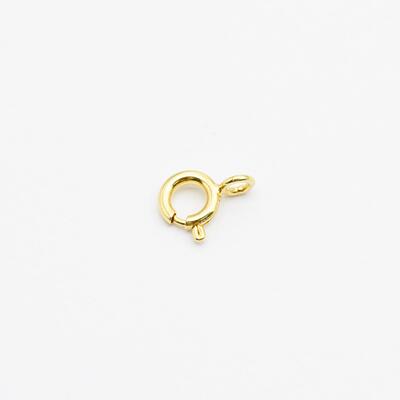 18k金弹簧扣配件（5.5mm）【WT0131】不脱模