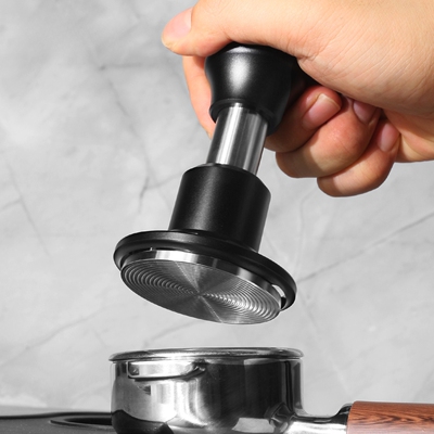 咖啡压粉锤恒定压力粉锤三弹簧意式回弹恒力压粉器51/53/58.5mm