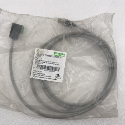 德国穆尔/MURR电磁阀连接线 7000-41081-2360200 正品实拍