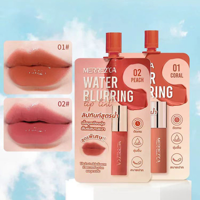 泰国711merrezca水雾唇釉水润保湿显色雾面哑光water blurring