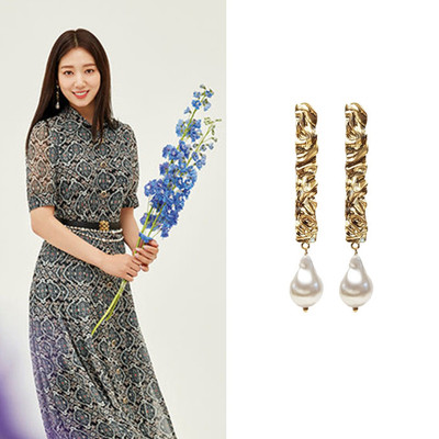 优雅耳环YoungWon合金优雅珍珠女