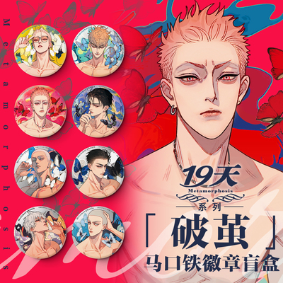 19天 双闪徽章盲盒 镭射票盲盒 亚克力透卡盲盒 破茧&花影系列