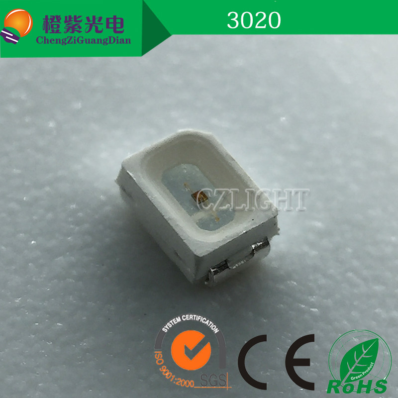 贴片3020黄灯黄色高亮led发光二极管 smd led灯珠 3020黄光灯珠_虎窝淘