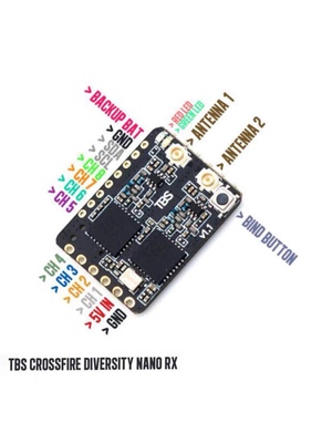 黑羊TBS CROSSFIRE DIVERSITY NANO RX 双天线接收机