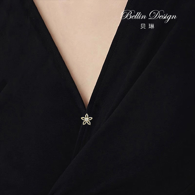 迷你精致小巧蝴蝶胸针女西装领针衬衫领口防走光扣针配饰胸花3612