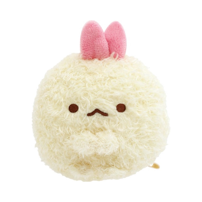 日本正版角落生物梦想天使炸虾天妇罗长毛绒公仔S号小玩偶sumikko