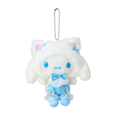 日本三丽鸥正版芭蕾白猫咪大耳玉桂狗毛绒公仔小挂件cinnamoroll