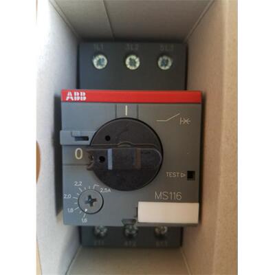 询价原装ABB电动机起动器 MS116-2.5 （1.6-2.5A）议价
