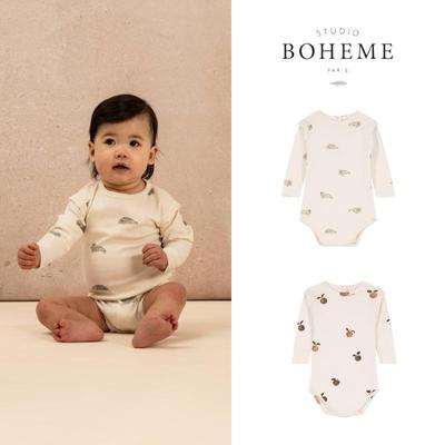 可爱柔软长袖包屁衣pima棉