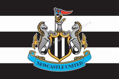 英超 纽卡斯尔联队足球俱乐部旗帜 Newcastle United flag