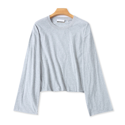 长袖百搭薄款打底衫上衣