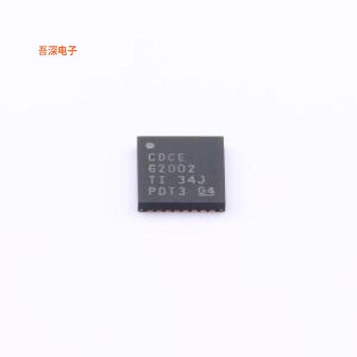 CDCE62002RHBR|原装QFN-32-(5x5)时钟发生器/频率合成器/PL