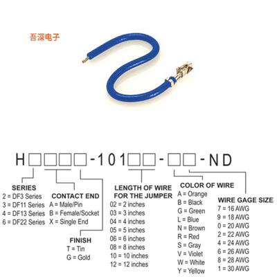 H4BXG-10110-L1|接触端JUMPER-H9991TR/A3047L/X 10