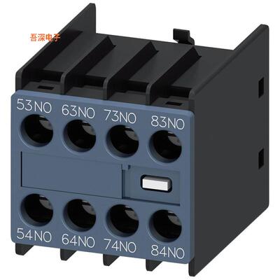 3RH29111XA400MA0 |原装全新AUX.SWITCH BLK,FRONT,4NO, CURR.P