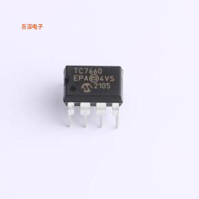 TC7660EPA |原装PDIP-8IC REG CHARG PUMP INV 20MA 8PDIP