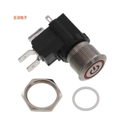 AVH19MSFE13242604 |原装全新SWITCH PUSHBUTTON SPDT 26A 125V