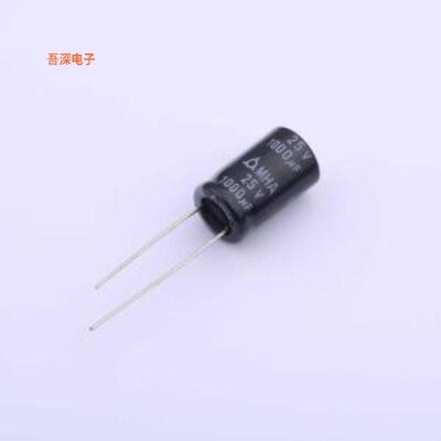 MHA 25V 1000UF 10*16 |原装插件,D10xL16mm直插铝电解