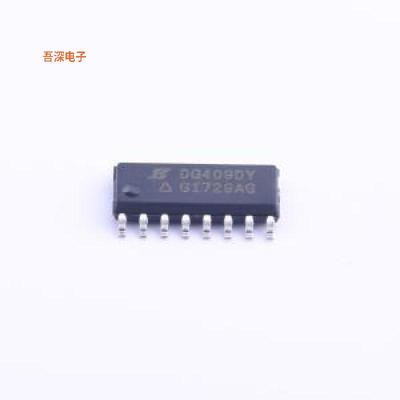 DG409DY-T1-E3 |原装SOIC-16IC SWITCH SP4T X 2 100OHM 16SOIC