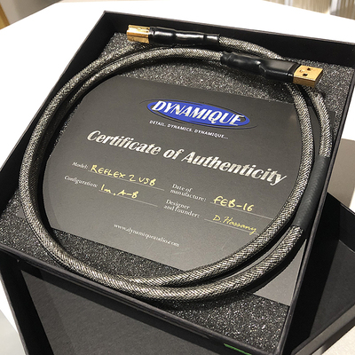 英国 达美力DYNAMIQUE Reflex 2 USB线 A-B 数码线 全新国行