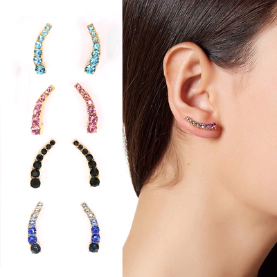 ks dainty sparklers' ear crawlers个性耳钉耳饰孤品百搭