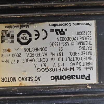伺服电机 MDME102GCG，1KW，113V，功能包--议价商品