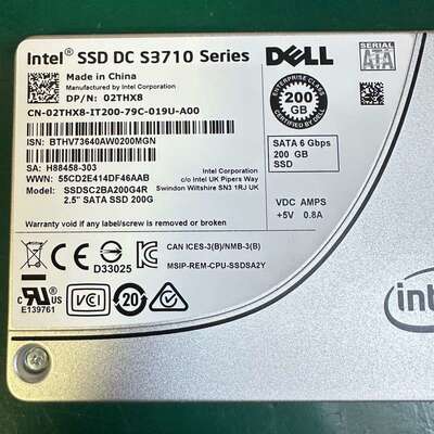 Dell Intel SSD S3710 200G SATA--议价商品