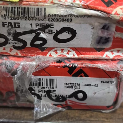 FAG正品轴承7314B MP UA 数量有2个 单价350--议价商品