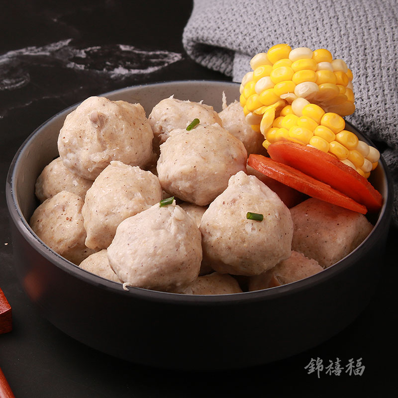 潮汕汤粉特色胡椒猪肚丸猪肉丸小吃火锅麻辣烫鲜肉丸子商用批发