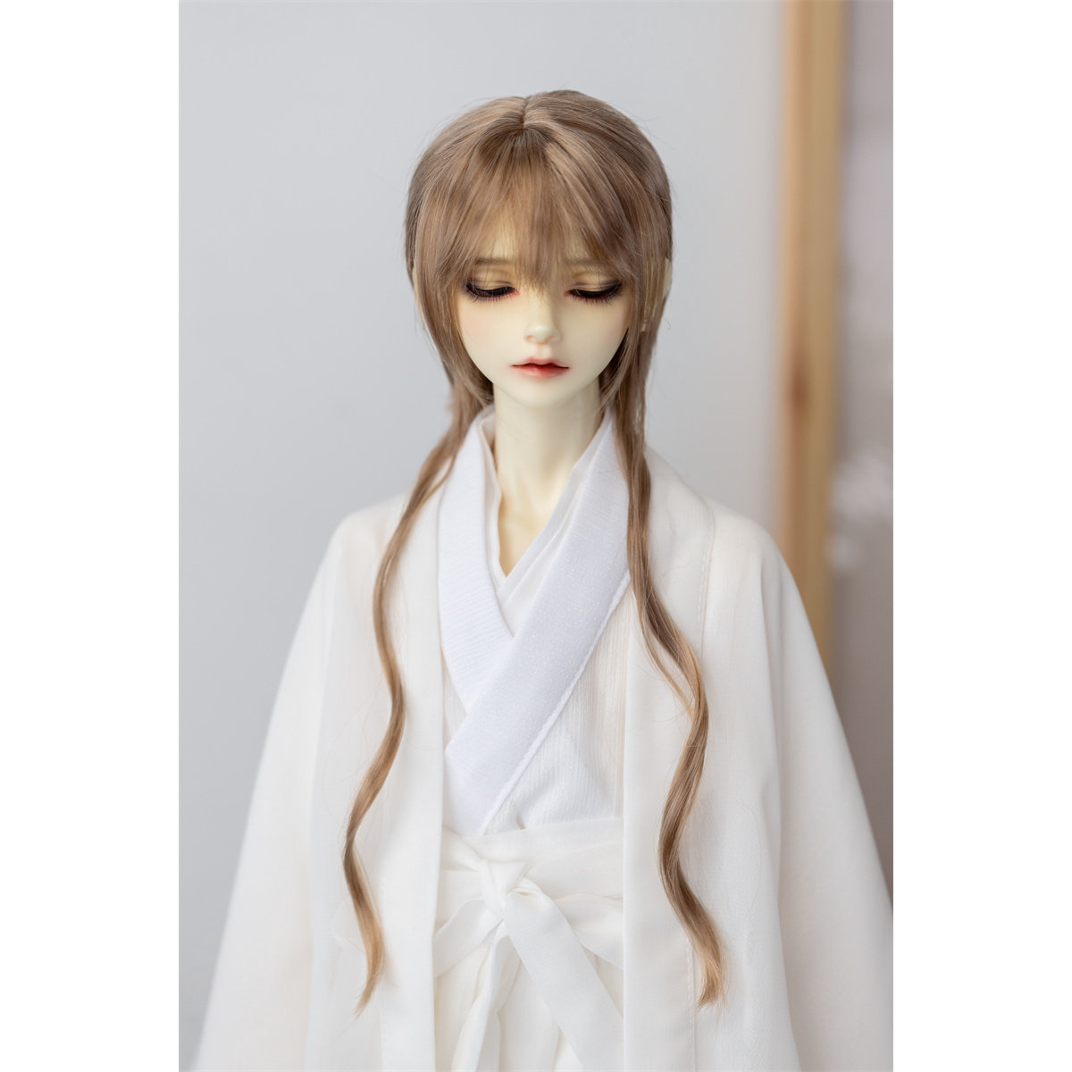 【咔咔星球】bjd 3分 牛奶丝长卷发鲻鱼头  日常款
