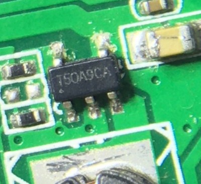 T50A9CA  T50AaL0 T59A9CB T50A9QF T50AOMB T50A0pA 5脚贴片芯片