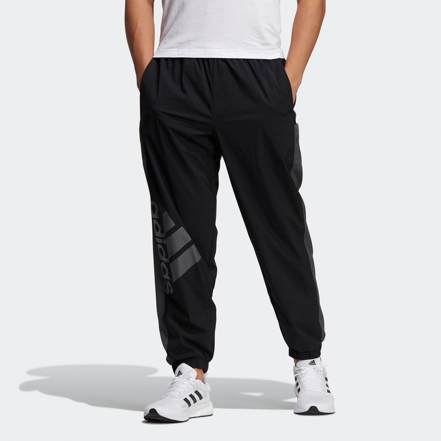 Adidas/阿迪达斯正品新款男子束脚夏季跑步运动长裤 GN0784_虎窝淘