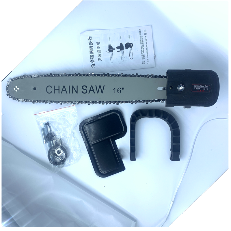 100型125型角磨机改装电链锯角磨机改电锯伐木锯木工电锯链条链轮