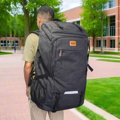 帆布新款双肩包超大容量旅行背包